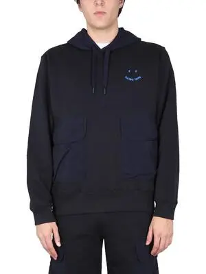 Paul Smith Sweatshirt With Logo - Blue