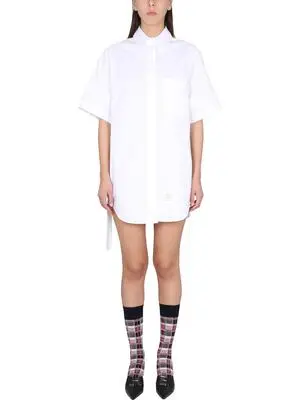 Thom Browne Mini Chemiser Dress - White