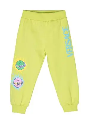 Versace Joggers And Sweatshirt - Green