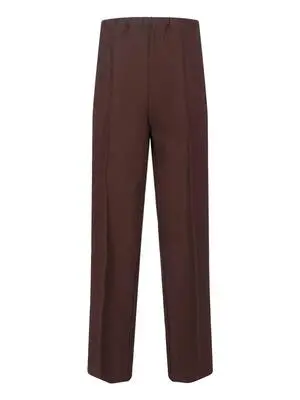 Miu Miu Knit Fabric Stitch Pants - Brown