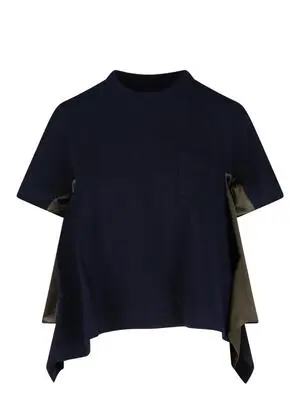 Rick Owens Asymmetric T-shirt - Blue