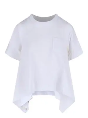 Rick Owens Asymmetric T-shirt - White