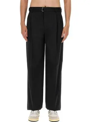 LANVIN Wide Leg Trousers - Black