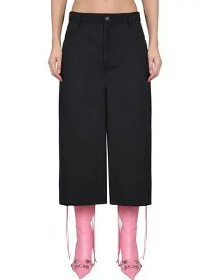 Balenciaga Loose Fit Shorts - Black