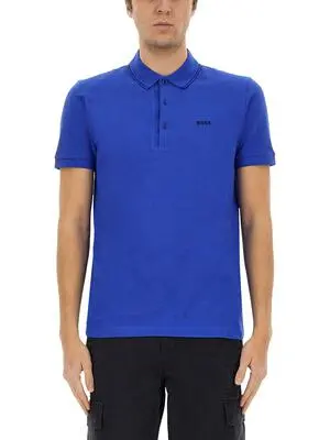 BOSS Polo "paule 4 - Blue