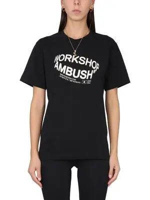 AMBUSH Printed T-shirt - Black
