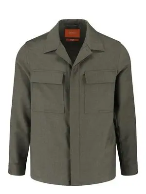 CRUNA Virgin Wool Shirt Green