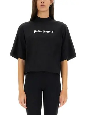 Palm Angels Logo T-shirt - Black