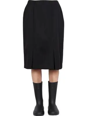 Raf Simons Straight Cut Skirt - Black