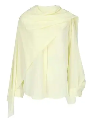 Calvin Klein Kiki Draped Shirt - Yellow