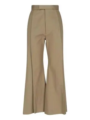 VIVIENNE WESTWOOD Palazzo Pants With Pleats - Beige
