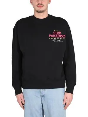 MSGM Sweatshirt With Logo - Black