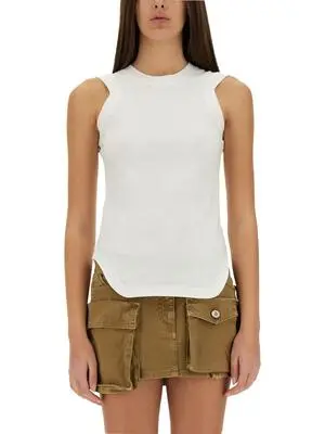Attico Reese Tank Top - White