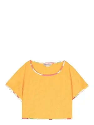Emilio Pucci Cropped T-shirt - Yellow