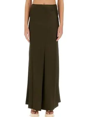 Staud Maxi Length Skirt - Green
