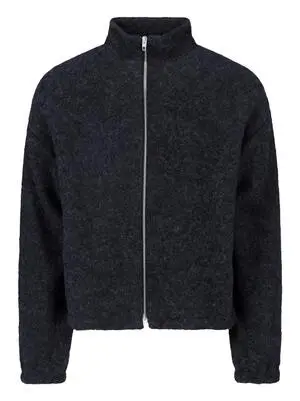 THOM BROWNE Wool Zip-Up Jacket