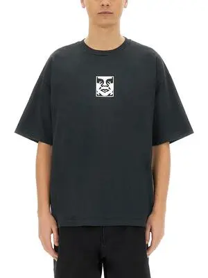 Obey Icon Face" T-shirt - Black
