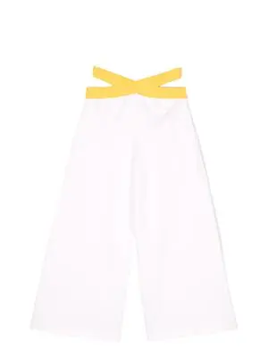 Fendi Wide Sweatpants - White