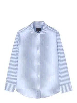 FAY Striped Shirt - Baby Blue