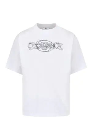 Casablanca T-shirt " Chrome - White