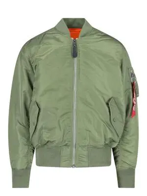 Alpha Industries MA-1 Reversible Bomber Jacket Green
