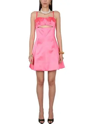 Patou Dress With Cut-out Detail - Pink