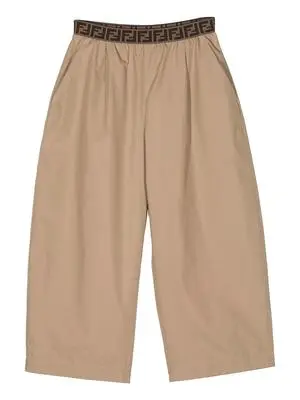 Fendi Cotton-nylon Pants - Beige