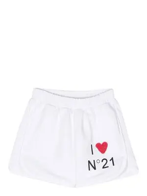 N°21 Shorts - White