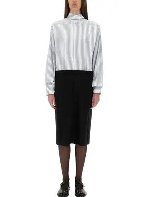 MAISON MARGIELA Inverted Striped Dress Shirt - Multicolour