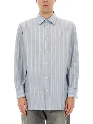 MAISON MARGIELA Striped Shirt - Azure