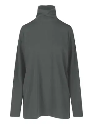 LEMAIRE High Neck T-Shirt Gray