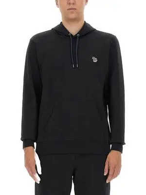 Paul Smith Sweatshirt With Logo Patch Black