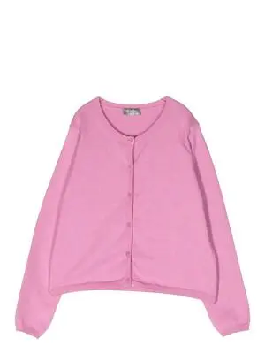 IL GUFO Tricot Cardigan - Pink
