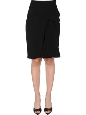 Versace Midi Skirt - Black
