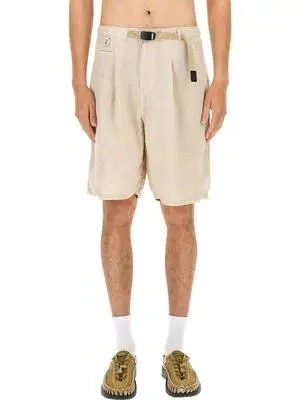 UNDERCOVERISM Linen Regular Fit Shorts - Beige