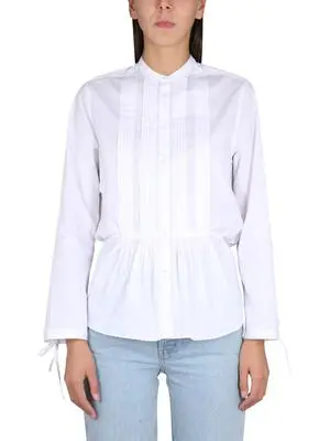 Aspesi Korean Collar Shirt - White
