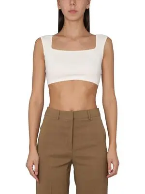 Max Mara Crop Top - White