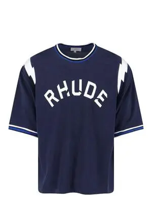 Rhude Ranger Lightning Bolt' T-shirt - Blue