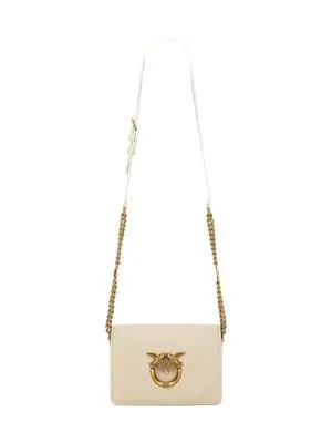 Pinko Click Mini "love" Bag - Ivory