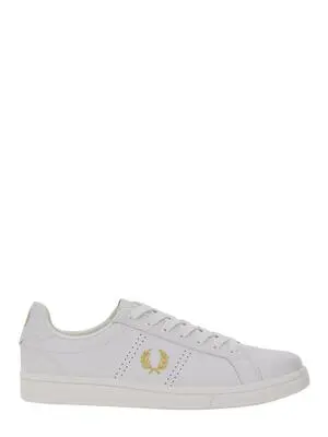 Fred Perry Logo Sneakers - White