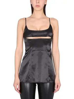 NOT AFTER TEN Cut Out Top - Black