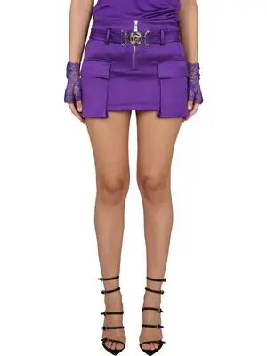 Versace Mini Skirt - Purple
