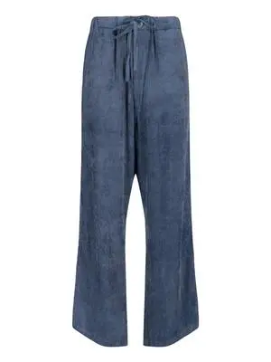 MYTHINKS Ribbed Pants Blue