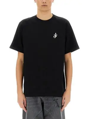 JW Anderson Anchor" T-shirt - Black