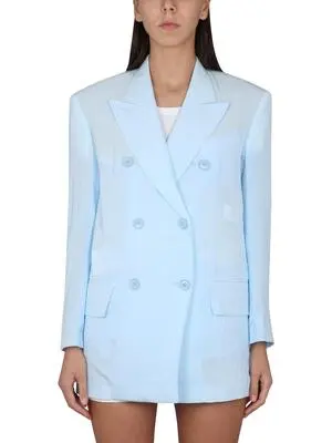 Max Mara Double-breasted Jacket - Azure