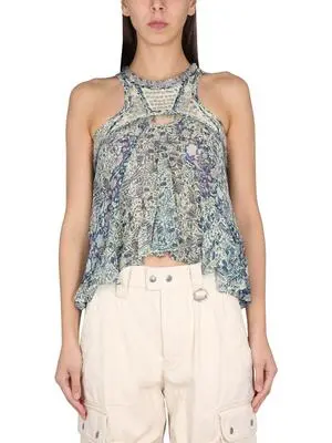 Isabel Marant Onyle Top - Blue