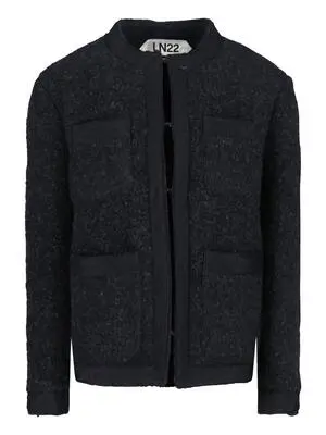 LN22 Wool Blend Jacket Black