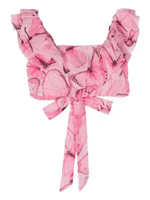 Blumarine Butterflies Top - Pink