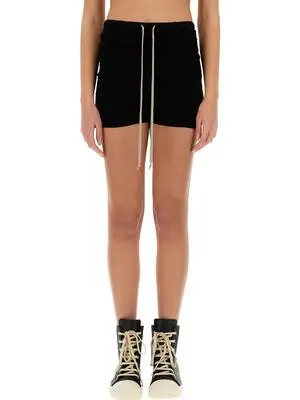 Rick Owens Shorts With Elastic - Black
