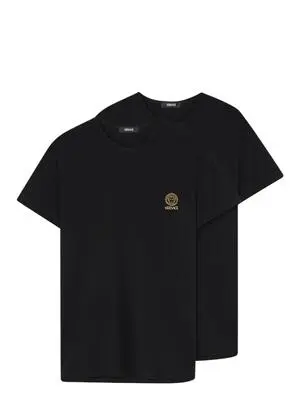 Versace Pack Of Two T-shirts - Black